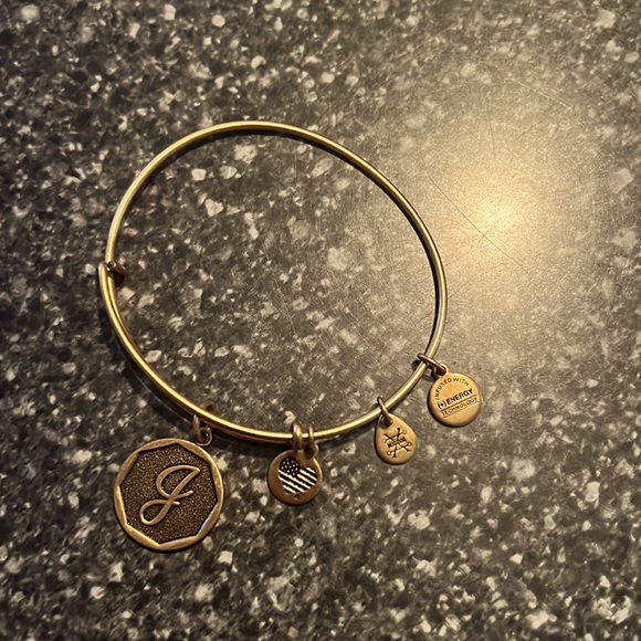 Alex and Ani | Accessories | Alex And Ani J Bracelet | Poshmark
